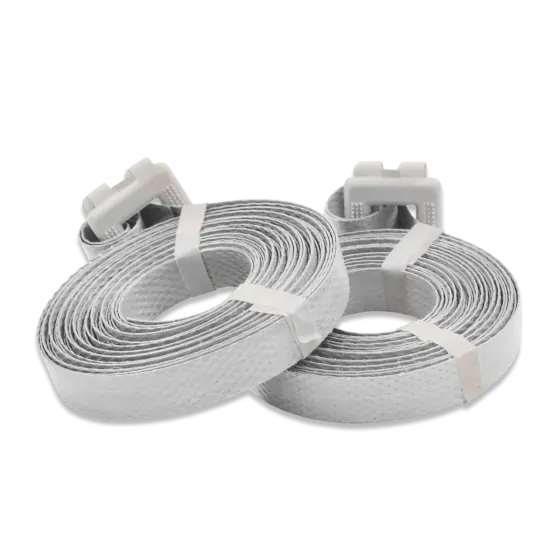 Pre-Cut Strapping 1/2" x 17' White - 181045 | CWC